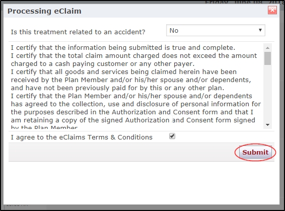 How to run a pre-determination check on a patient’s e-Claims coverage from the clinic view.